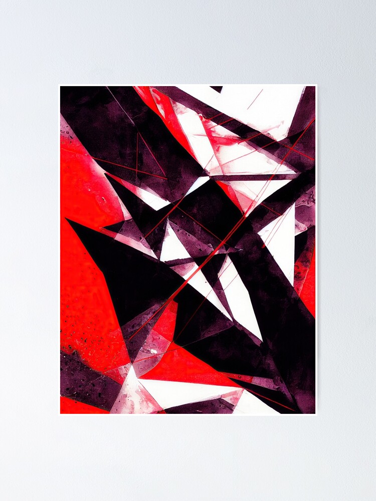 "Abstract Echo" Poster for Sale by Shadow-Spectrum | Redbubble