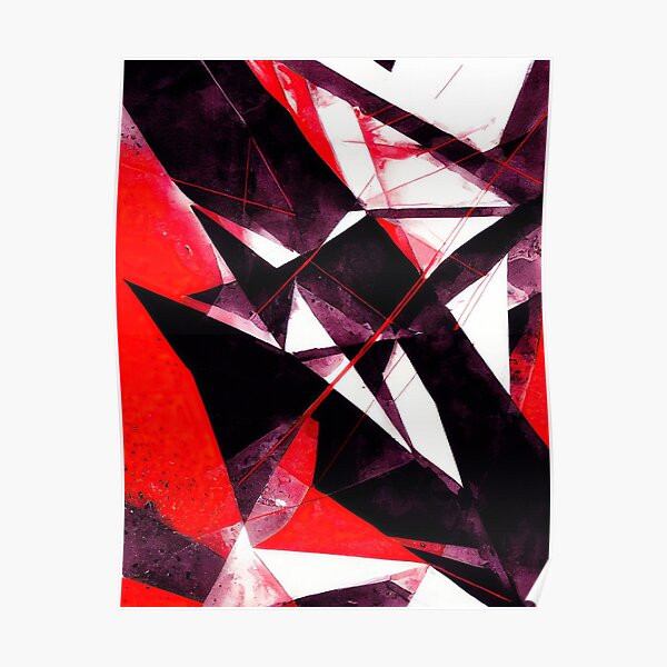 "Abstract Echo" Poster for Sale by Shadow-Spectrum | Redbubble