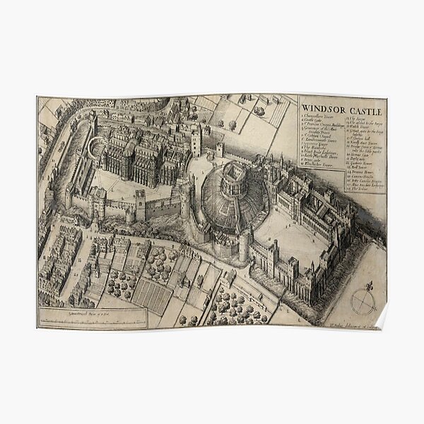 "king castle area map" Poster for Sale by ericajparra79 | Redbubble