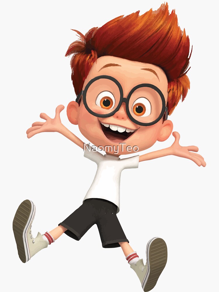 "Mr Peabody - Funny Cartoon" Sticker for Sale by NaomyTeo | Redbubble