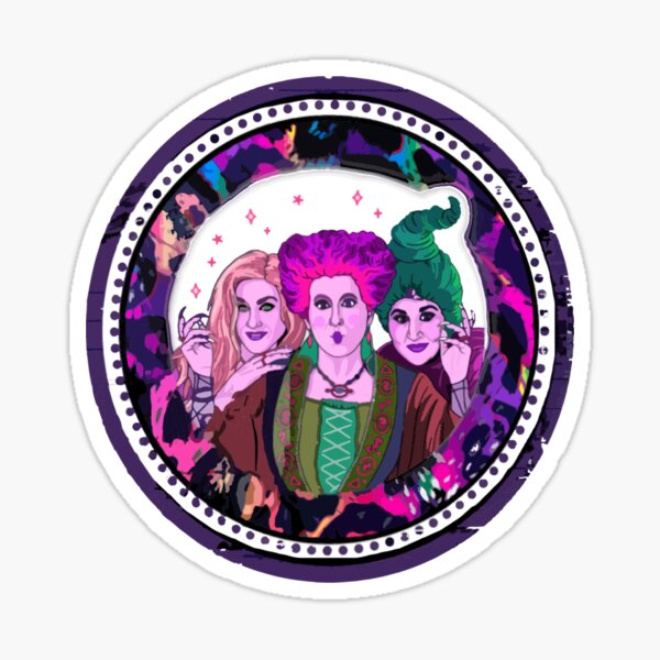 "Hocus Pocus Halloween" Sticker for Sale by ThePaperCanoe | Redbubble