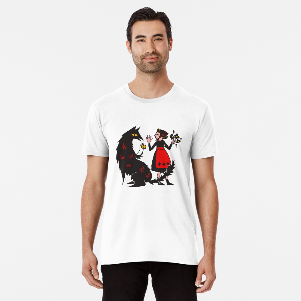 "What's the time, Mr Wolf" Sticker for Sale by tanaudel | Redbubble