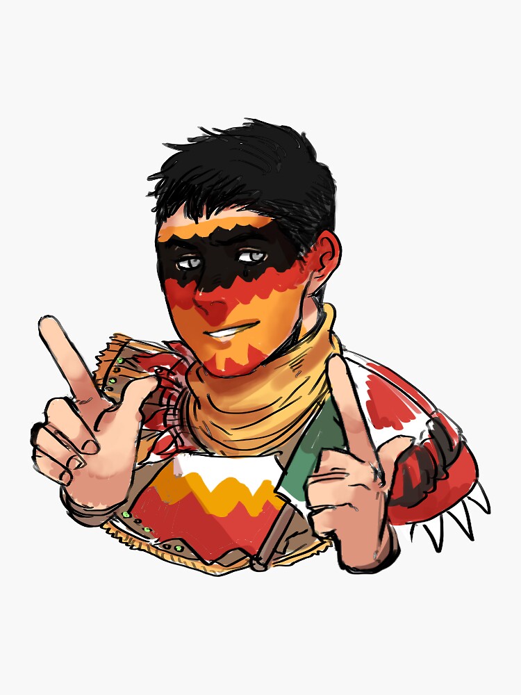 " finger gun Nil" Sticker for Sale by sinokoi | Redbubble