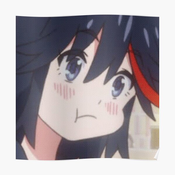 "Ryuko chewing" Poster by sanpl | Redbubble
