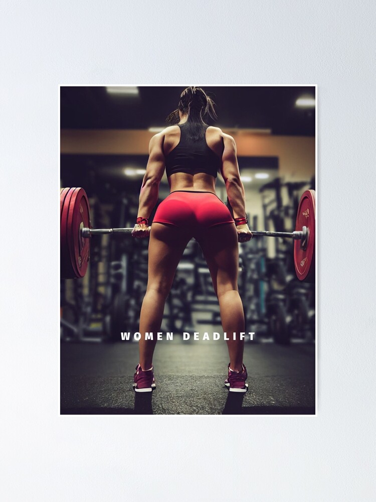 "Women Deadlift" Poster for Sale by Mori-Arty | Redbubble