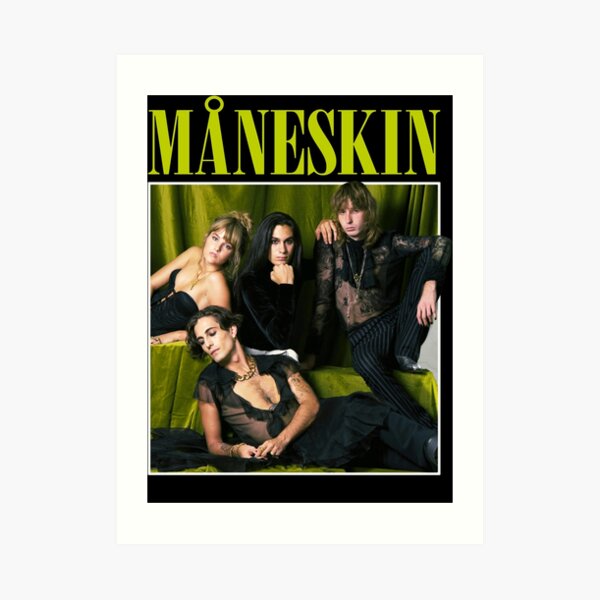 "Maneskin måneskin merchandising" Art Print for Sale by CaseyGibson22 ...