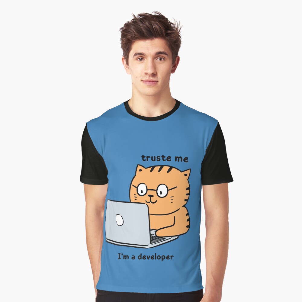 "cat developer " Poster for Sale by ART designer | Redbubble