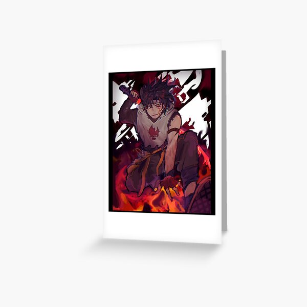 "sapnap fire art" Greeting Card for Sale by TimMillera | Redbubble