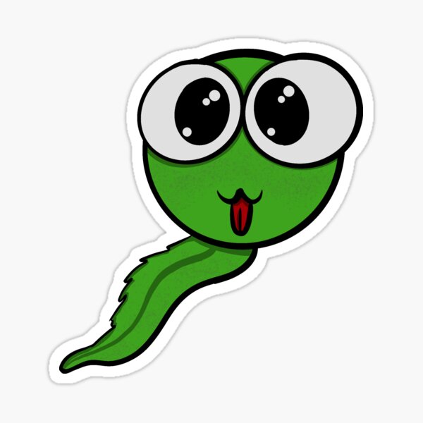 "Big eyed Tadpole" Sticker for Sale by SmolCoffeeArtis | Redbubble