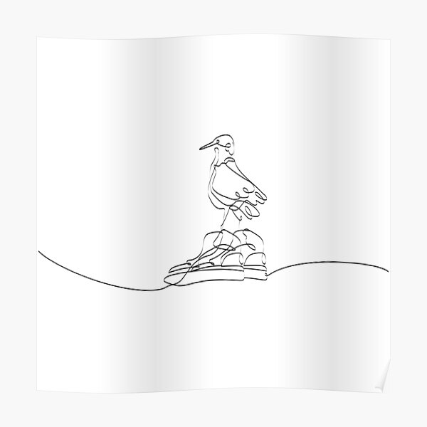 "Seagull ballin" Poster for Sale by bangzwallz2 | Redbubble