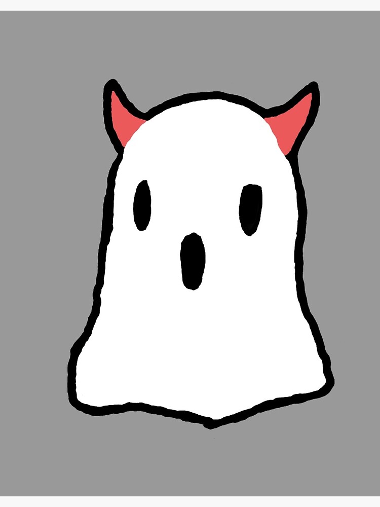 "Devil Ghost" Sticker for Sale by ThePureAudacity | Redbubble