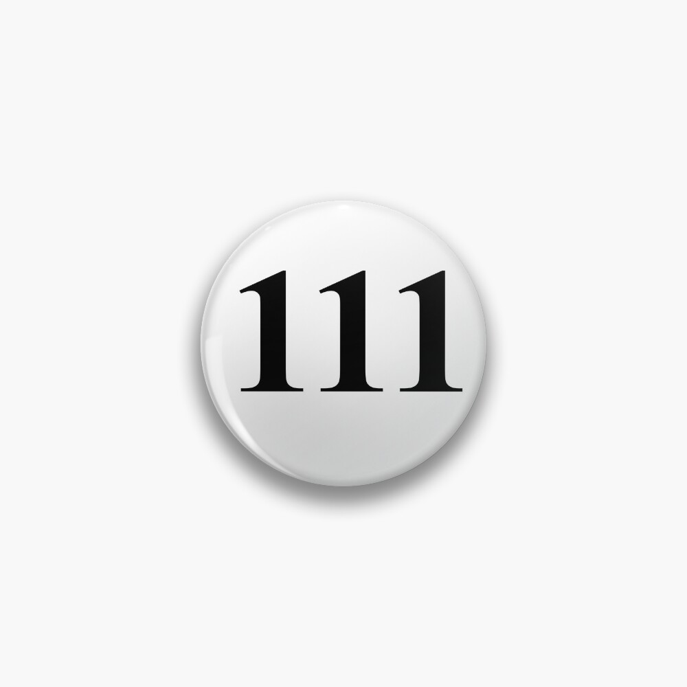 "111 angel number" Sticker for Sale by alisamackeyy | Redbubble