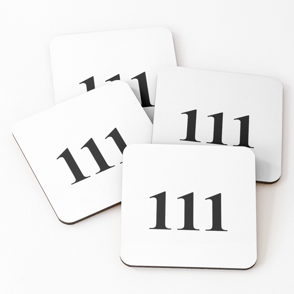 "111 angel number" Sticker for Sale by alisamackeyy | Redbubble