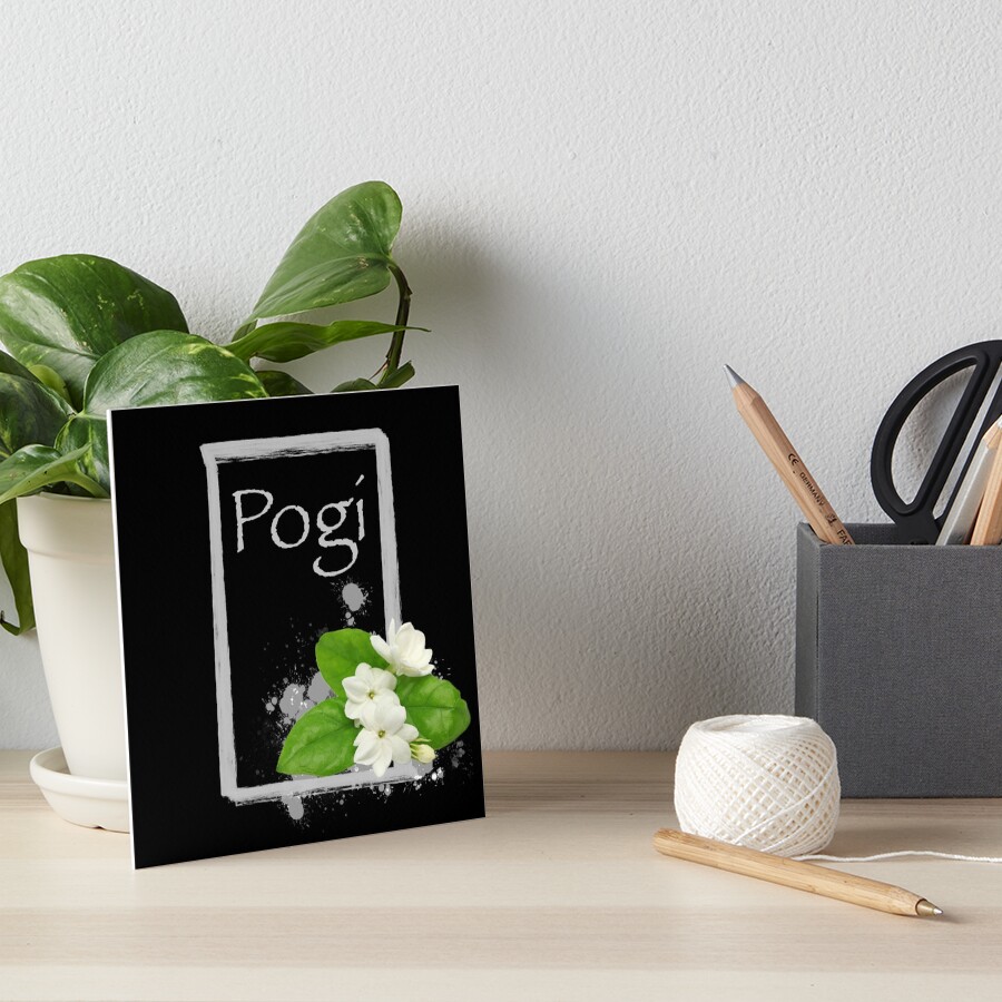 "Pogi - means handsome in Filipino (Tagalog) with a Sampaguita flower ...