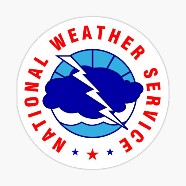 "NWS National Weather Service Logo " Sticker for Sale by Christinritz ...