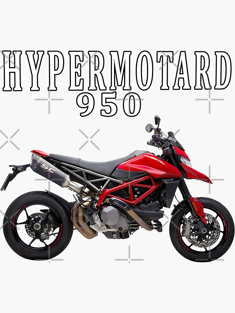"Hypermotard 950 Motorcycle" Sticker for Sale by MotoGents | Redbubble