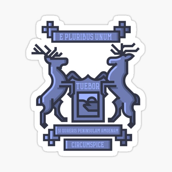 "Michigan Crest" Sticker by darumacreative | Redbubble