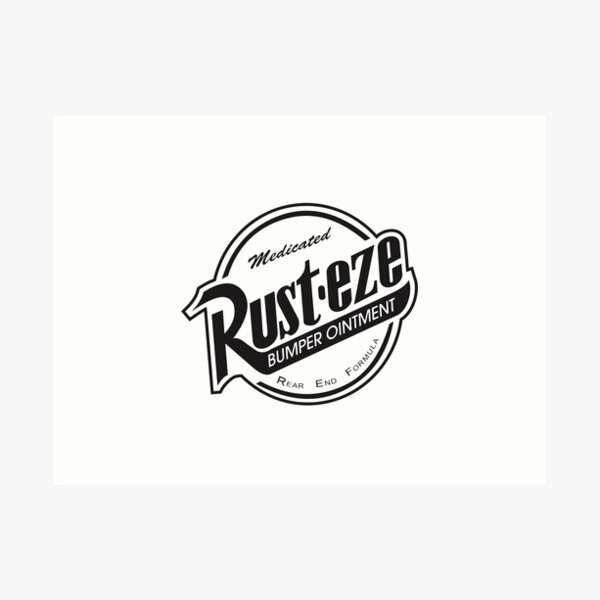 "Black Rust Eze Logo" Art Print for Sale by ArthurJohns | Redbubble