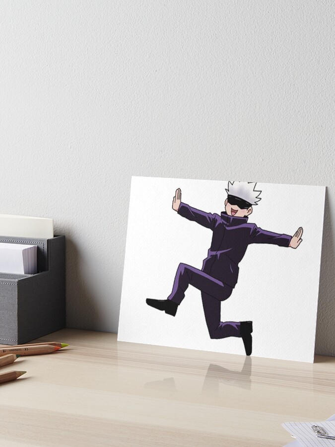 "Gojo Satoru Flower Field Scene" Art Board Print for Sale by ...