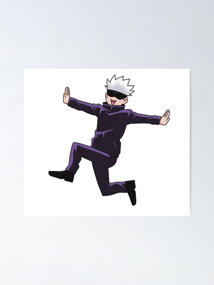 "Gojo Satoru Flower Field Scene" Poster for Sale by robertbilliot ...