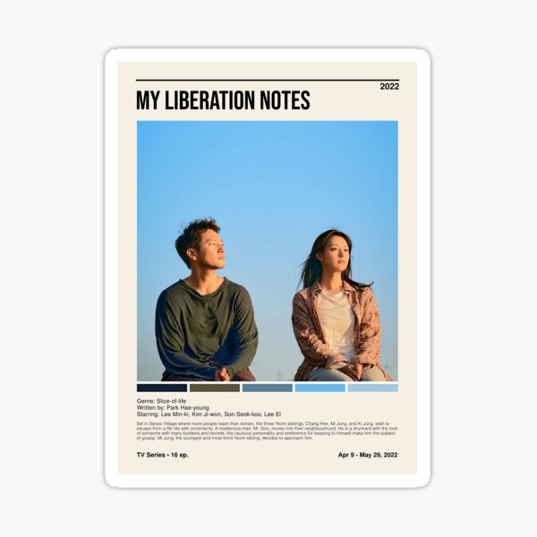 "My Liberation Notes / 2022 (kdrama)" Sticker for Sale by LadyPPink ...