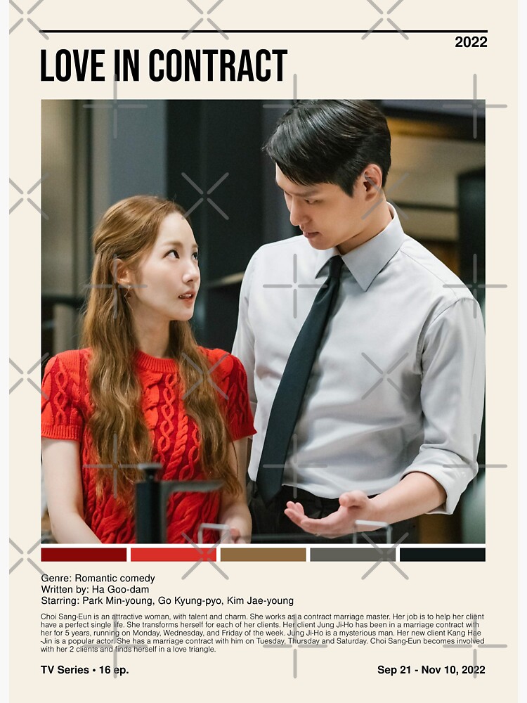 "Love in Contract / 2022 (kdrama)" Sticker for Sale by LadyPPink | Redbubble