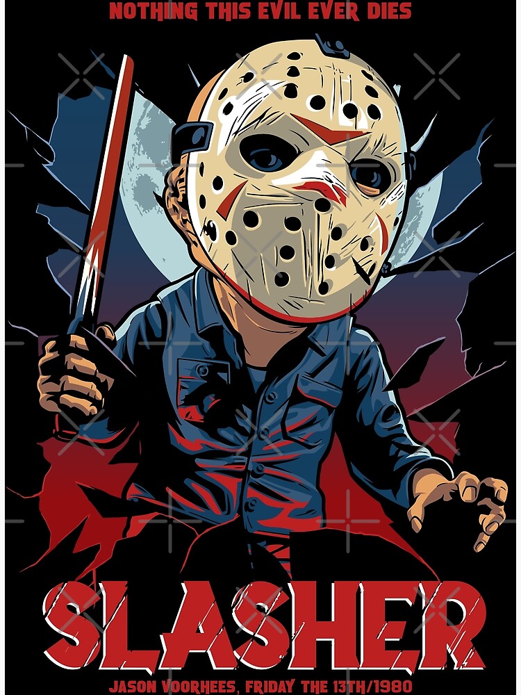 "Slasher Horror Design In Time For Halloween" Poster for Sale by ...