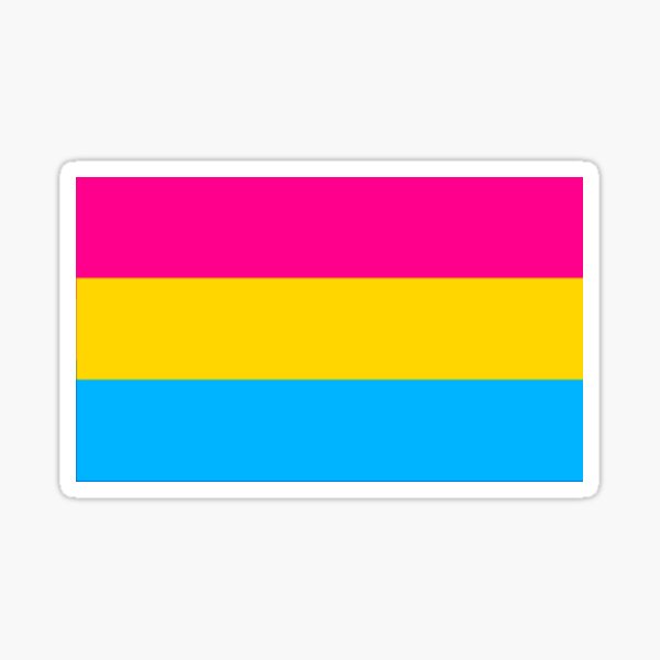 "Pan Flag" Sticker for Sale by SimpleArt1 | Redbubble