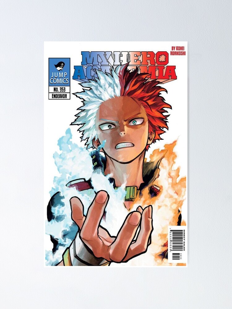 "Shoto todoroki manga cover book" Poster for Sale by danieljuarezz ...