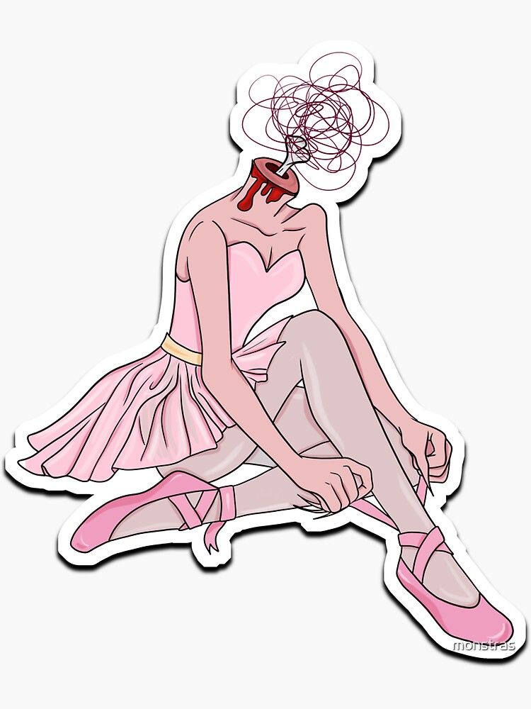"The Headless Ballerina" Sticker for Sale by monstras | Redbubble