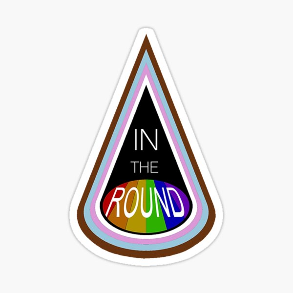 "In the Round Logo -- Progress Pride Flag" Sticker for Sale by ...