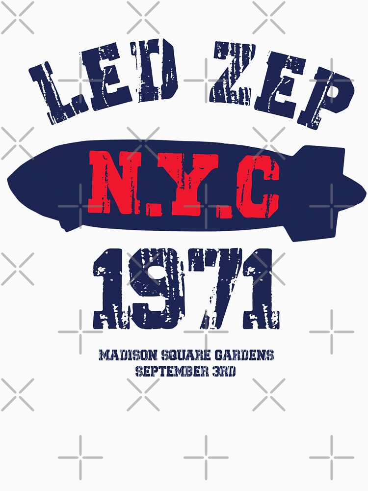 "Best of Led Zep N.Y.C" T-shirt for Sale by soreya87 | Redbubble | led ...