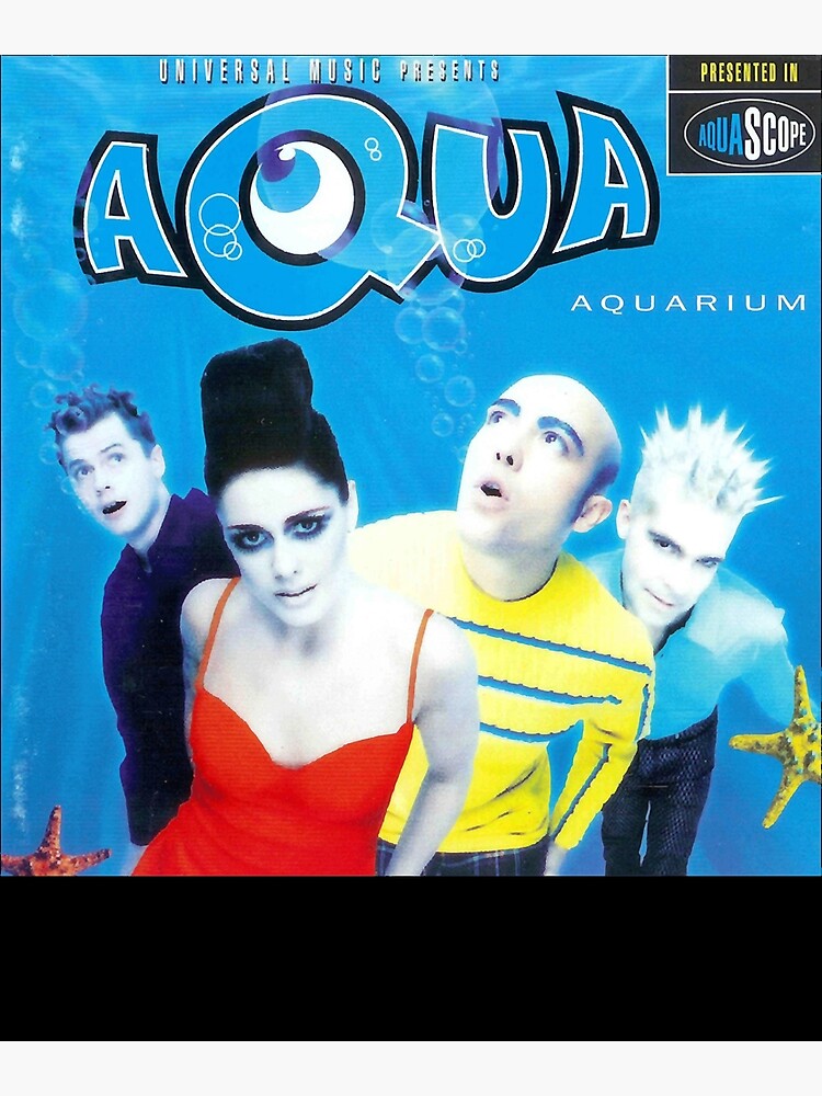 "Aqua aquarium album cover" Poster for Sale by MistyRoberson | Redbubble