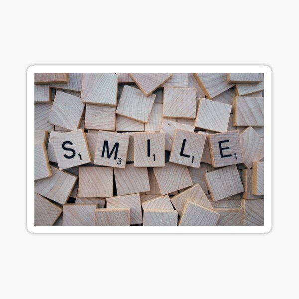 Scrabble Letters Stickers | Redbubble