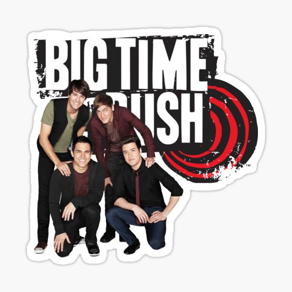 "Big time rush logo and members" Sticker for Sale by SusanWhitak ...