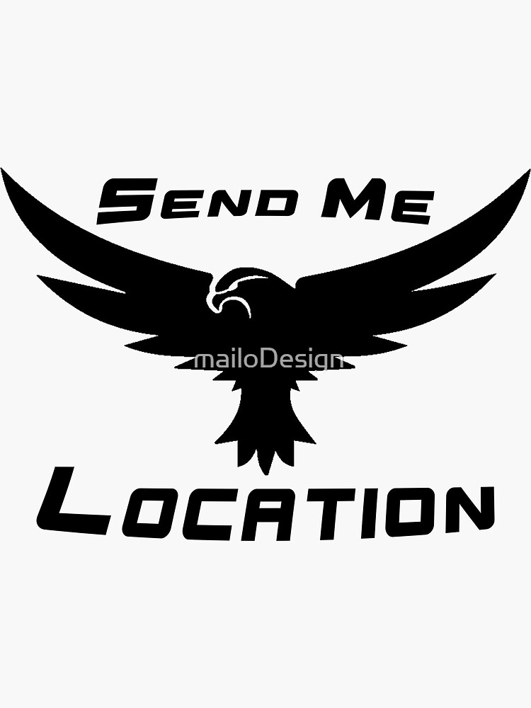 "Send Me Location - Khabib" Sticker for Sale by mailoDesign | Redbubble