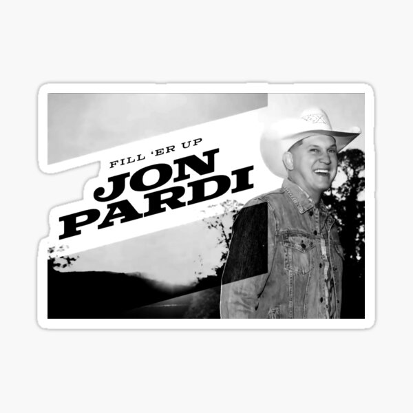 "Jon Pardi songwriter 5" Sticker for Sale by aviaravalase | Redbubble