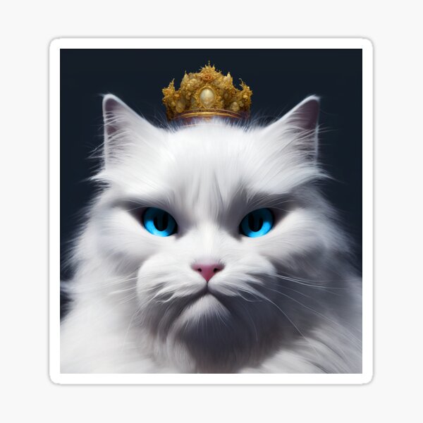 Grumpy Cat Blue Eyes Sticker For Sale By Artimity Redbubble