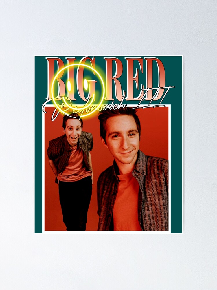 "Big red" Poster for Sale by GuadalupeXavier | Redbubble