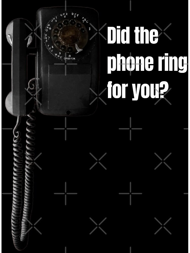 "Did the phone ring for you? - The Black Phone - horror movie lover ...