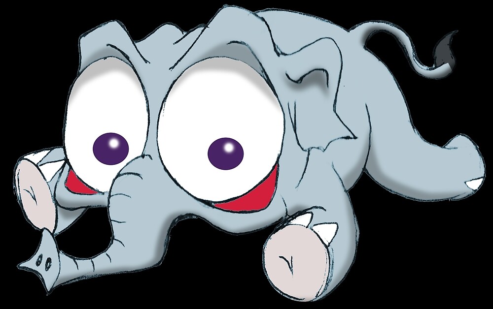 "Sad Elephant" by wickedcartoons | Redbubble