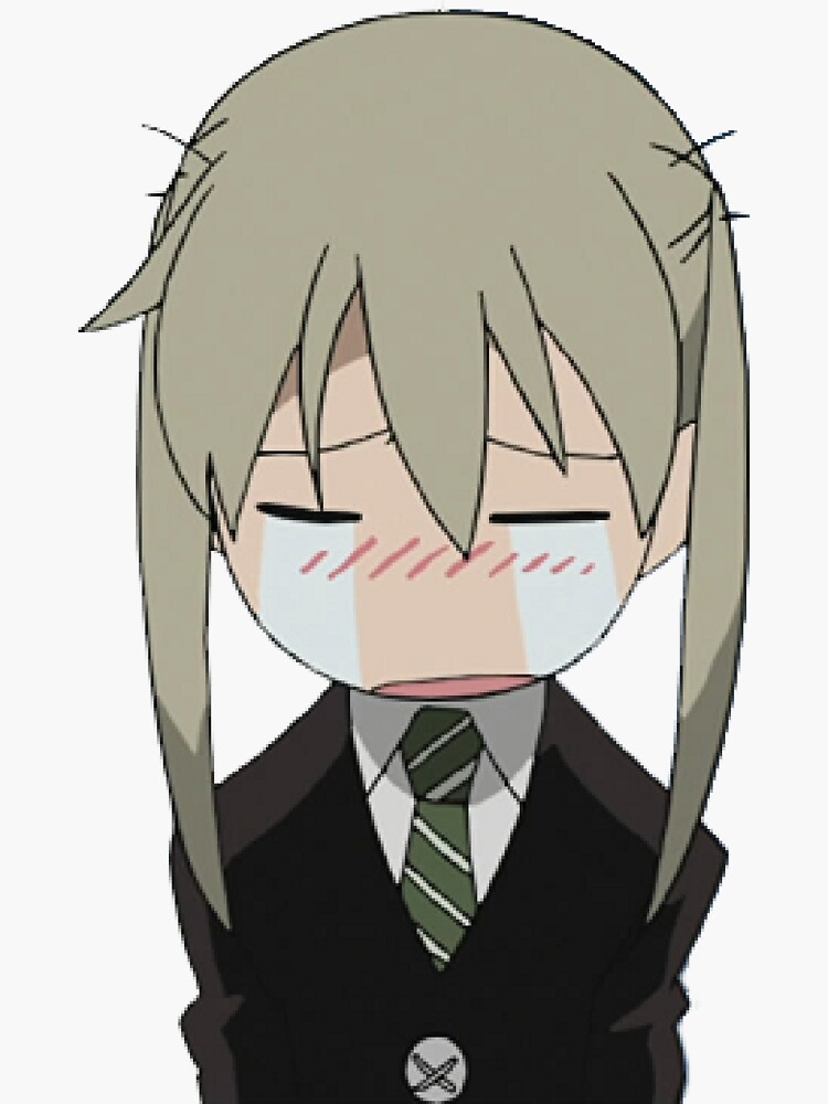 "Maka Tears (Soul Eater)" Sticker for Sale by kawaiicrossing | Redbubble