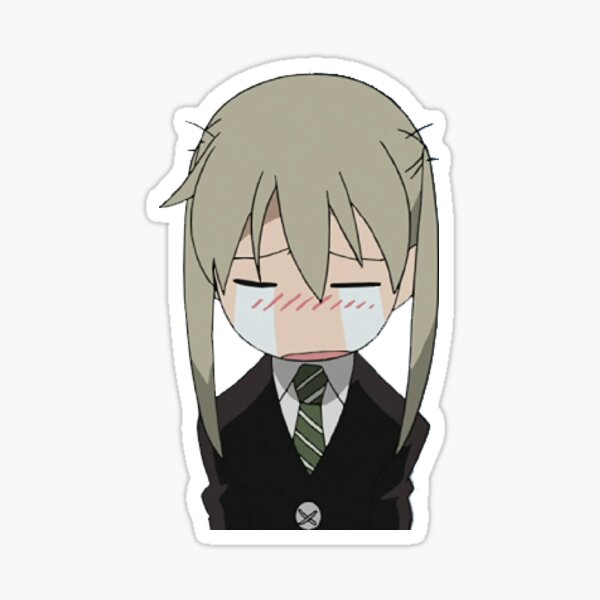 "Maka Tears (Soul Eater)" Sticker for Sale by kawaiicrossing | Redbubble