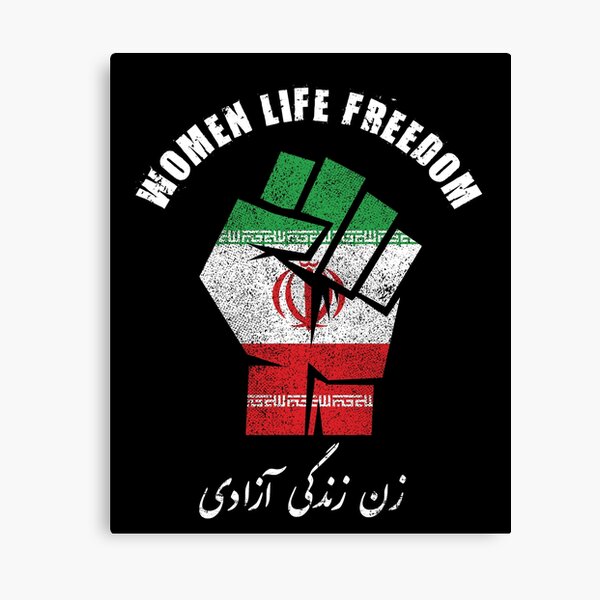 "Rise With The Women Of Iran Women Life Freedom Mahsa Amini" Canvas ...