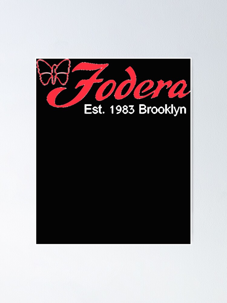 "Fodera Guitar Logo " Poster for Sale by brianlittleton | Redbubble