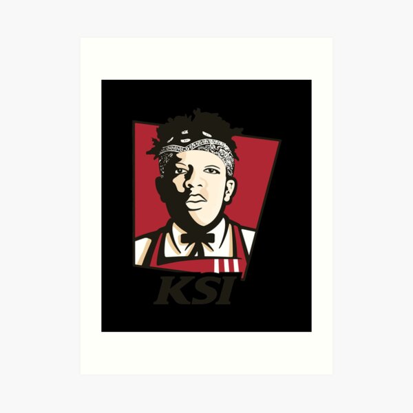 "KSI - KFC Logo " Art Print for Sale by DustinT25 | Redbubble