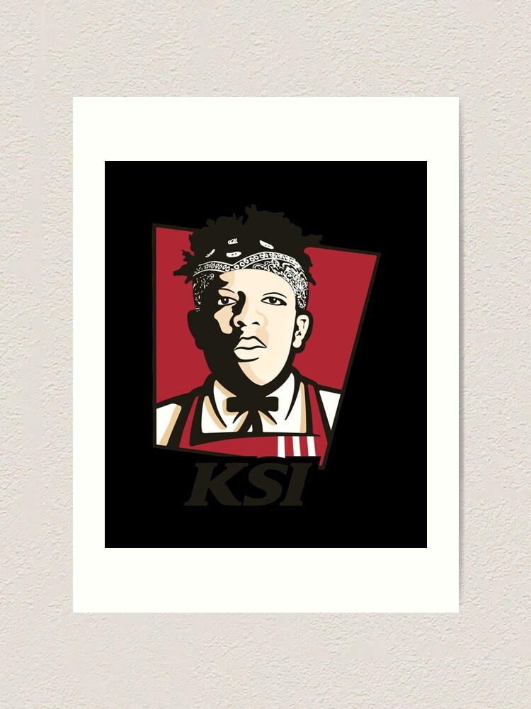 "KSI - KFC Logo " Art Print for Sale by DustinT25 | Redbubble