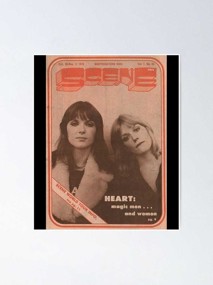 "Ann and nancy wilson heart" Poster for Sale by BobbyFrance | Redbubble