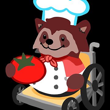 "Overcooked wheelchair raccoon chef " Jigsaw Puzzle for Sale by ...