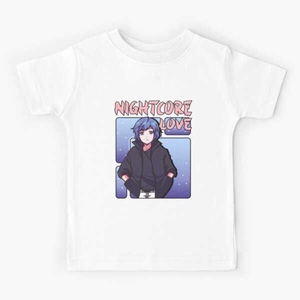 "Nightcore Love Japanese Music Anime Aesthetic EDM" Kids T-Shirt for ...
